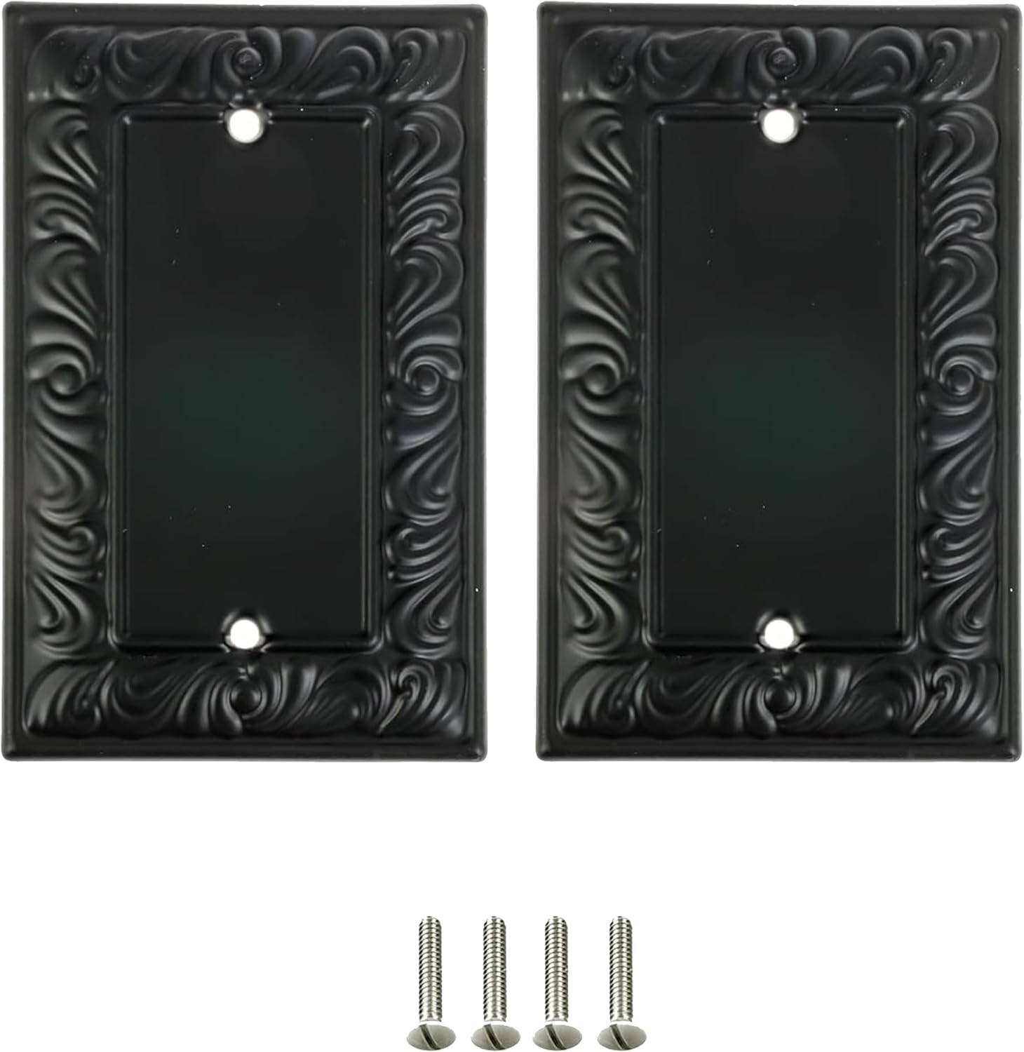 SleekLighting | Beveled Black Architecture Wall plates | Electric ...