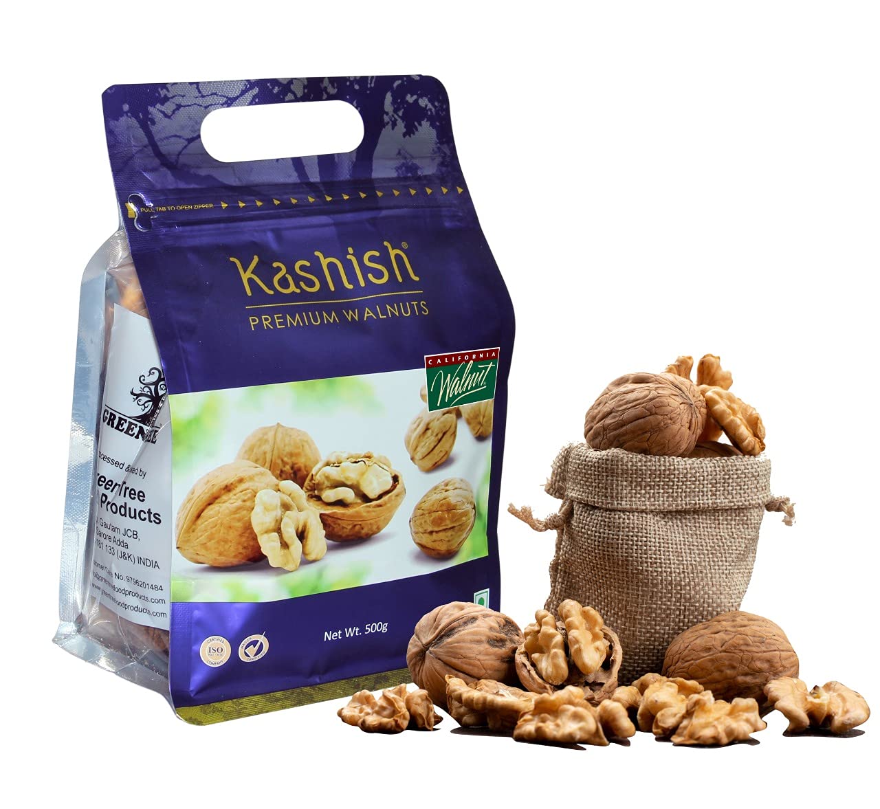 Green Tree KASHISH Premium California Jumbo Inshell Walnuts/Akhrot ...