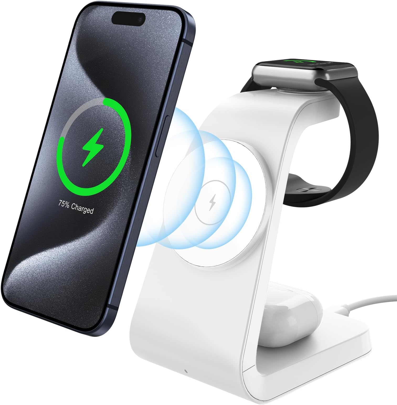Amazon.com: Wireless Charger for iPhone 16, Magnetic Wireless Charger ...