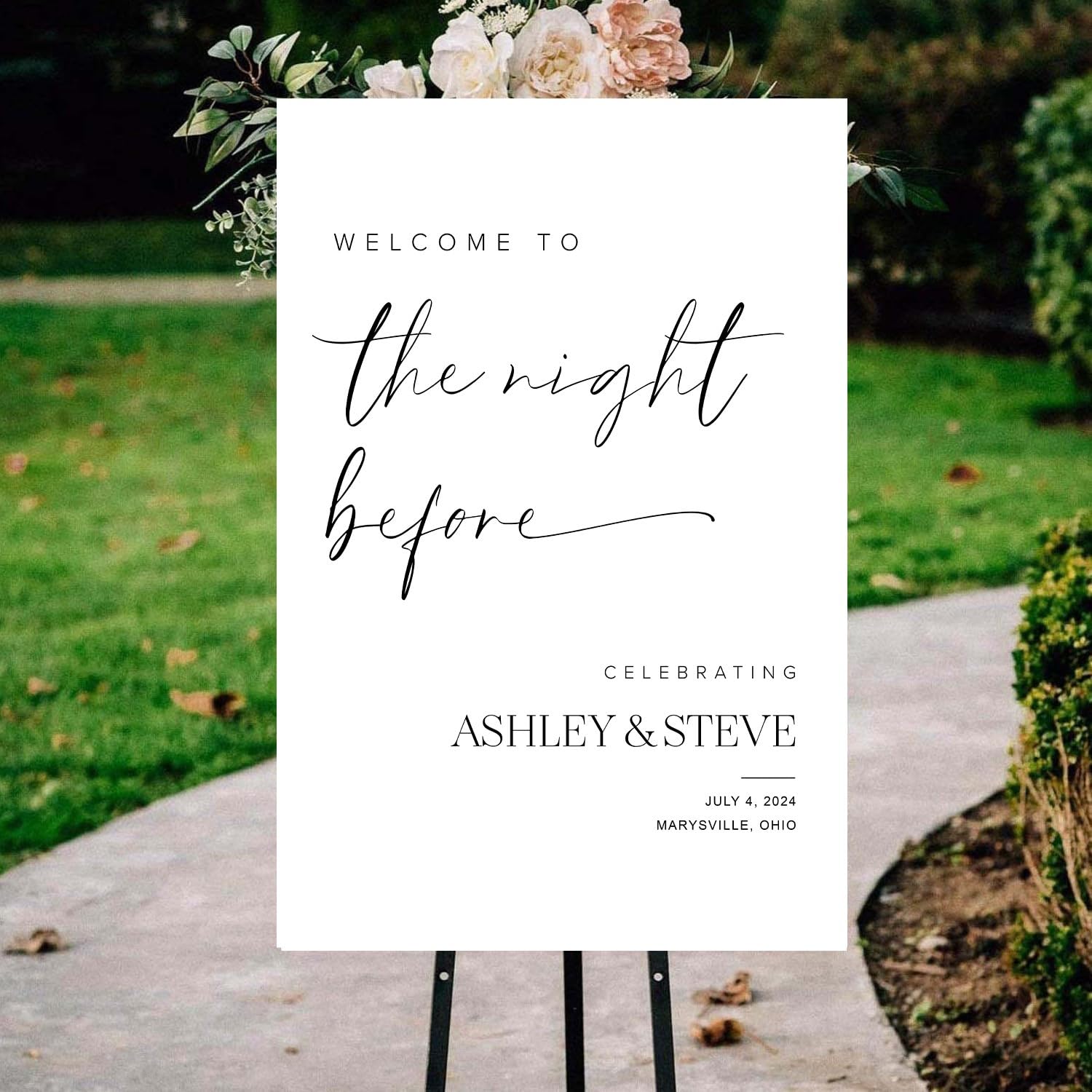 Rehearsal Dinner Banners Personalized Wedding Rehearsal Dinner Welcome