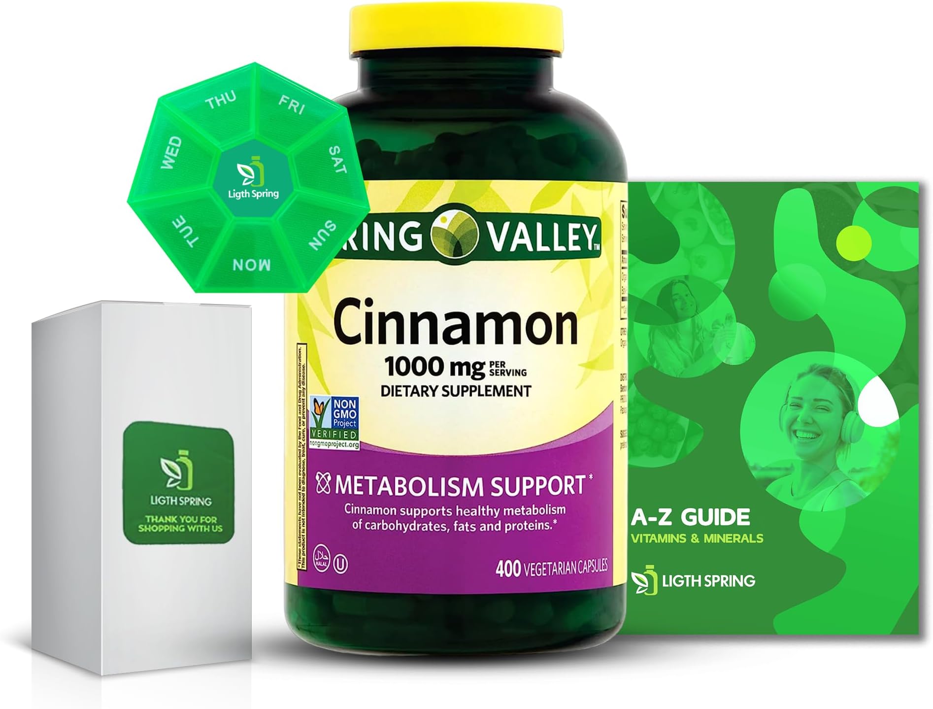 Amazon.com: Nick & Hannah Spring Valley Cinnamon Dietary Supplement ...