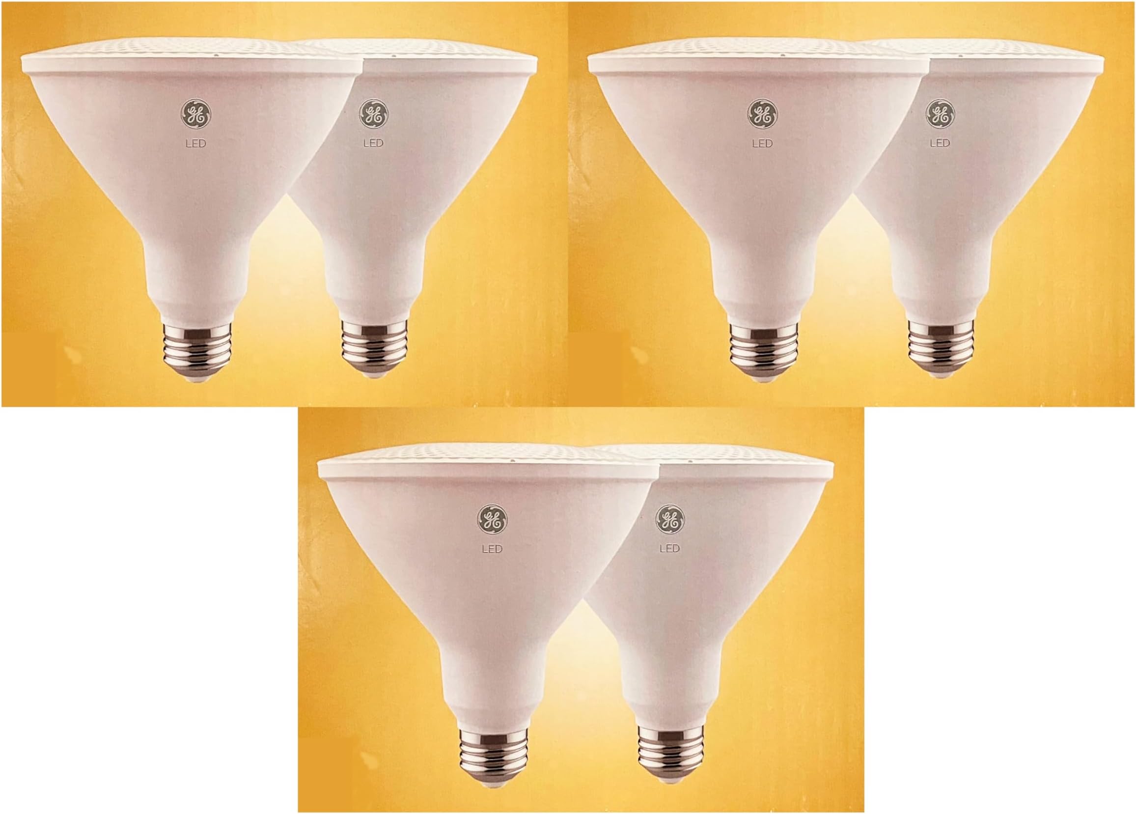 GE (8 LED Bulbs) Classic LED PAR38 FloodLight, Daylight, 15 watts, 1300 ...