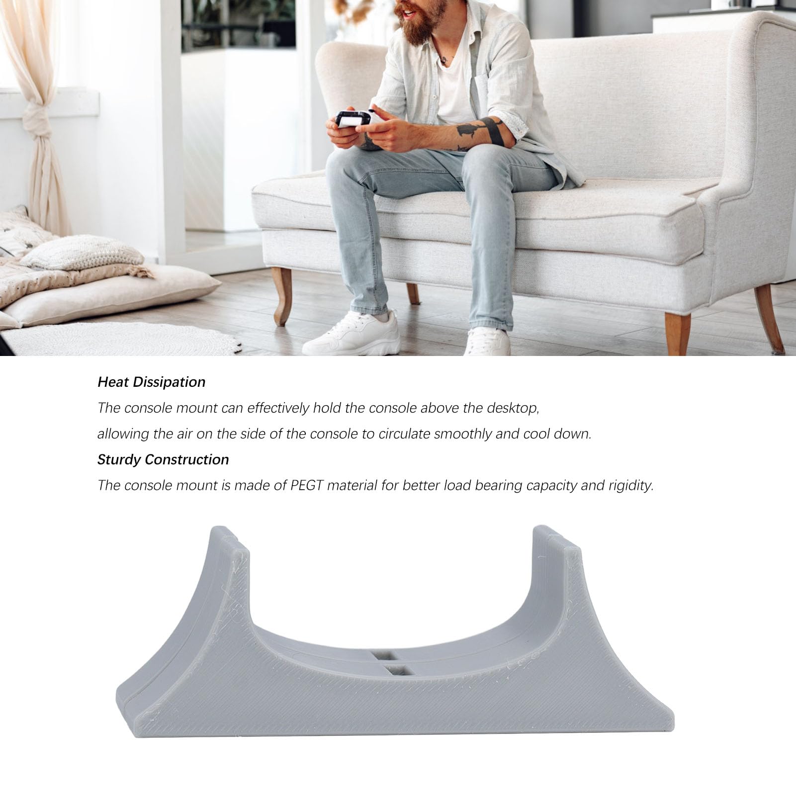 Vertical Horizontal Console Holder Wii U Console Stand - 3D Printed ...