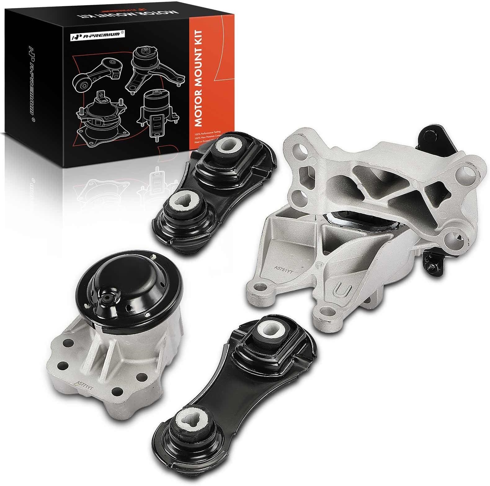 Amazon.com: A-Premium 4PCS Engine Motor and Transmission Mount and ...