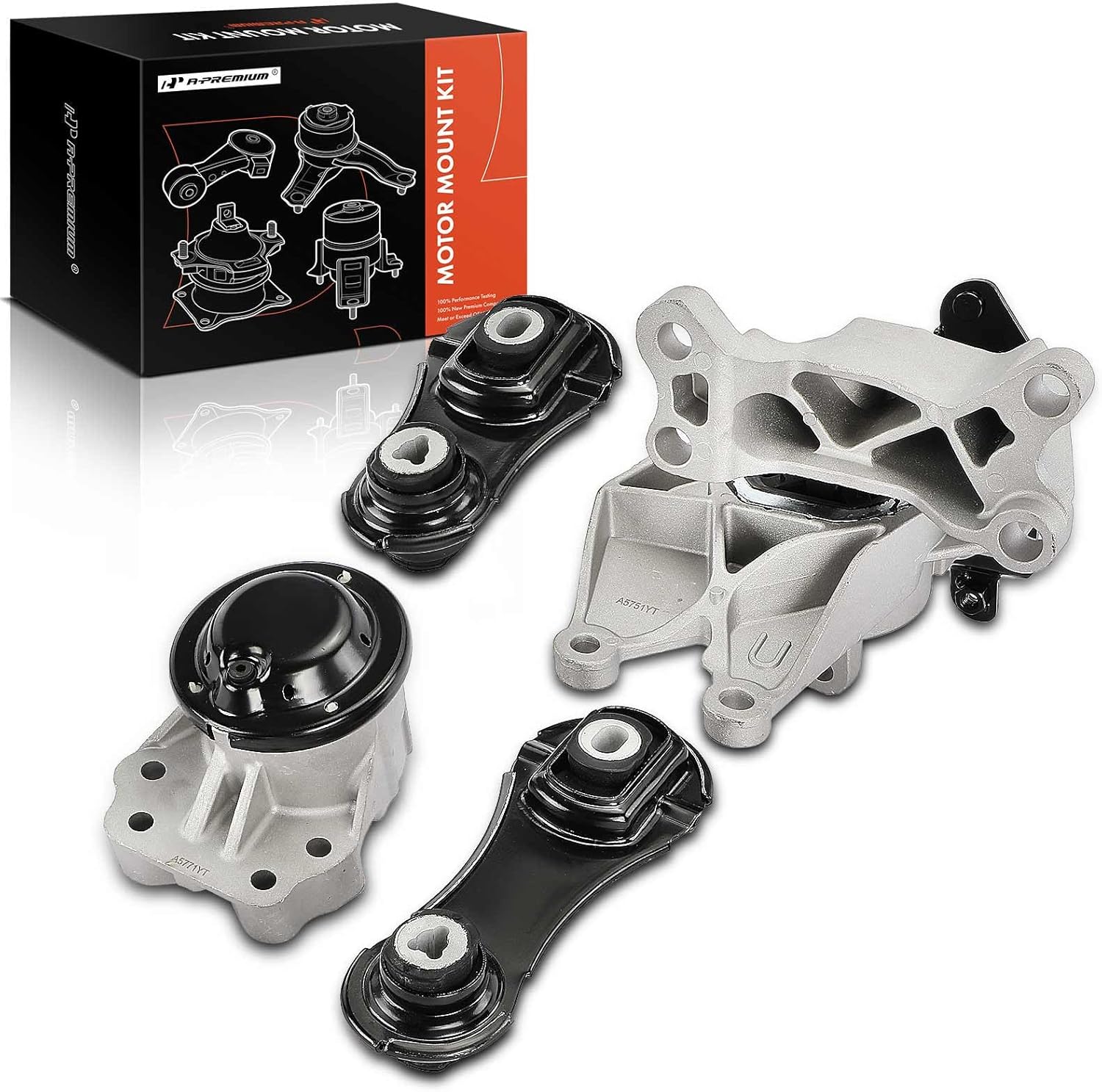 Amazon.com: A-Premium 4PCS Engine Motor and Transmission Mount and ...