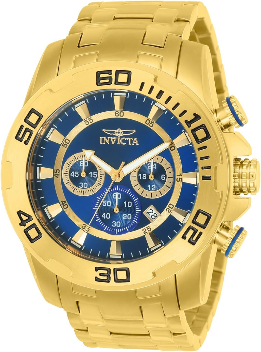 Invicta Men Pro Diver Quartz Watch, Gold, 22321, Gold, Diver ...