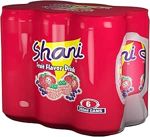 Shani Carbonated Soft Drink, Cans, 355 ml x 6 : Amazon.ae: Grocery
