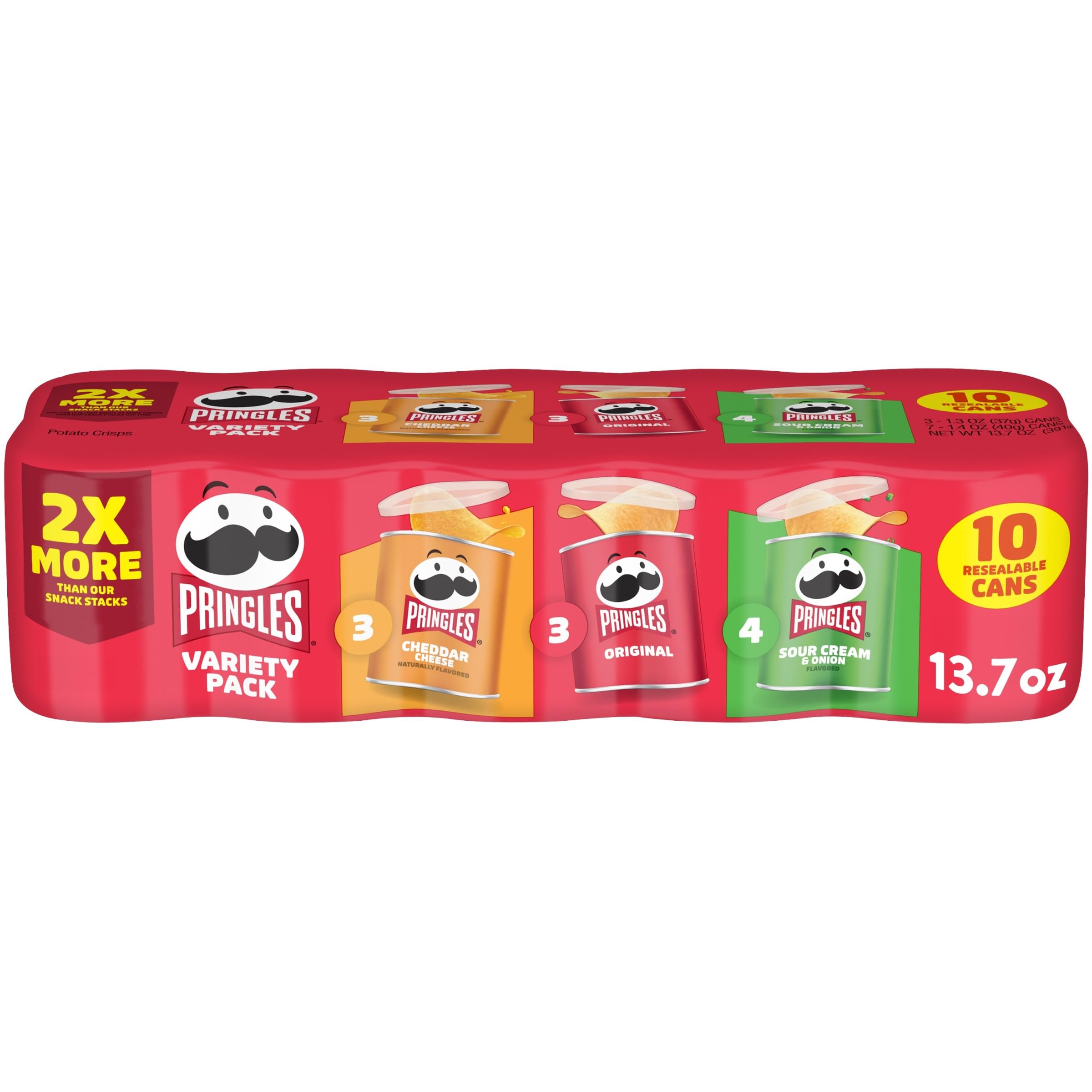 Snapklik.com : Pringles Potato Crisps Chips, Lunch Snacks, Variety Pack ...