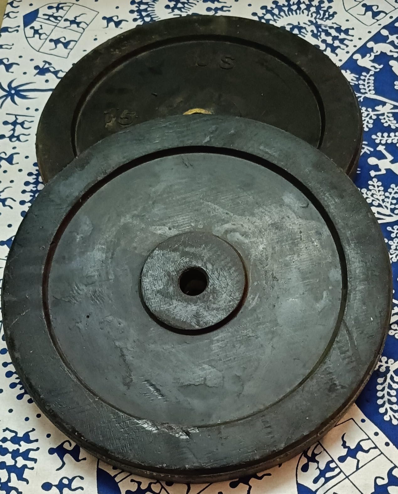 SX Fitness 30kg ( 15kg X 2) Spare Rubber Weight Plates Combo for Home ...