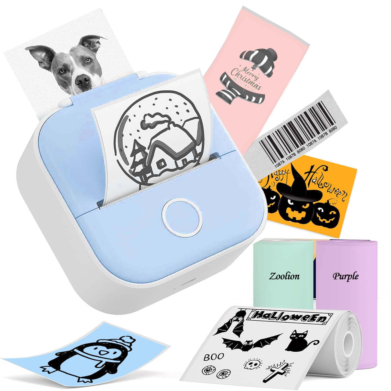 Amazon.com: Print Pods Mini Printer T02 - Inkless Sticker Printer with ...