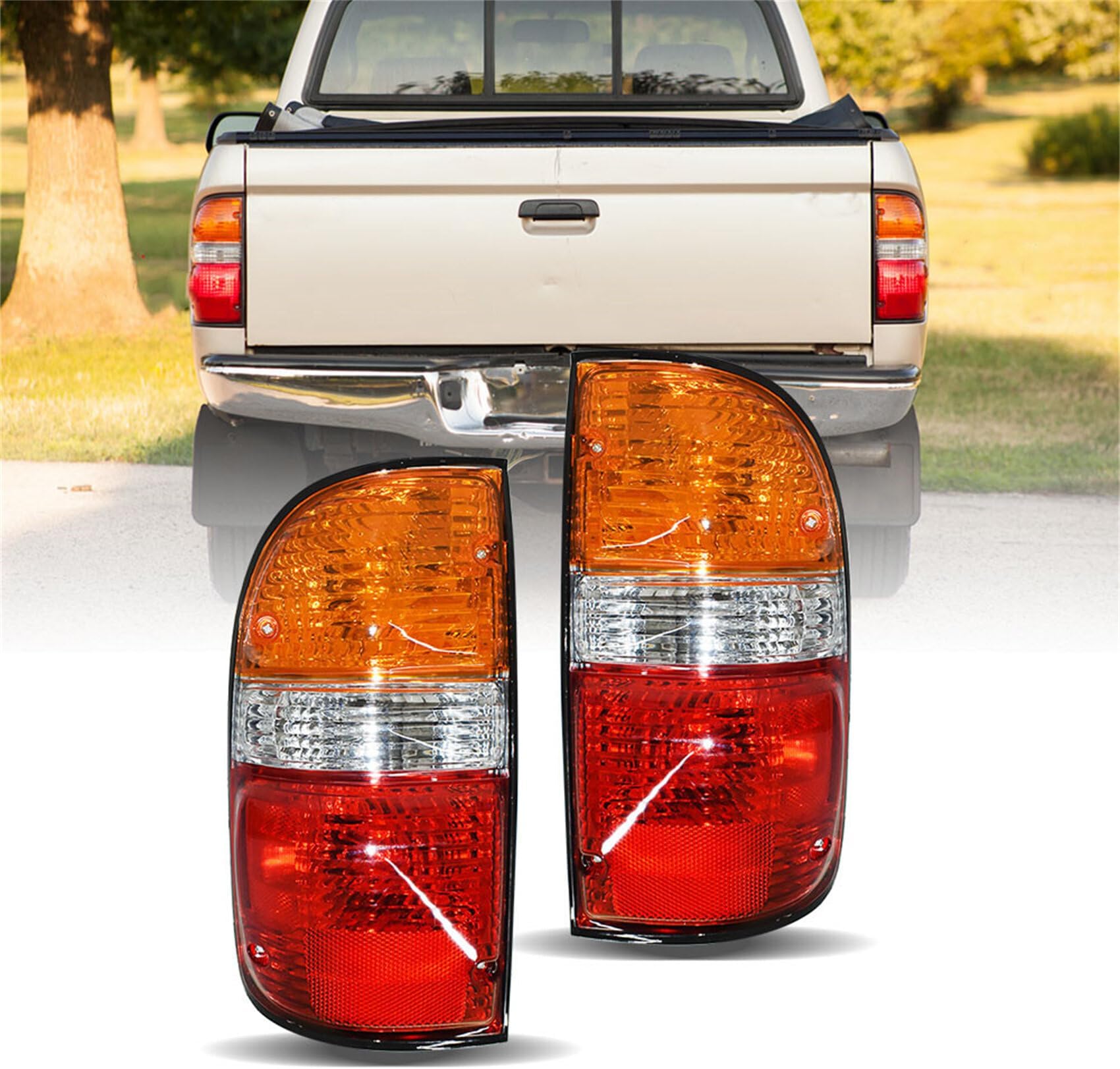 Amazon.com: labwork 2 PCS Tail Lights Assemblies Replacement for 2001 ...