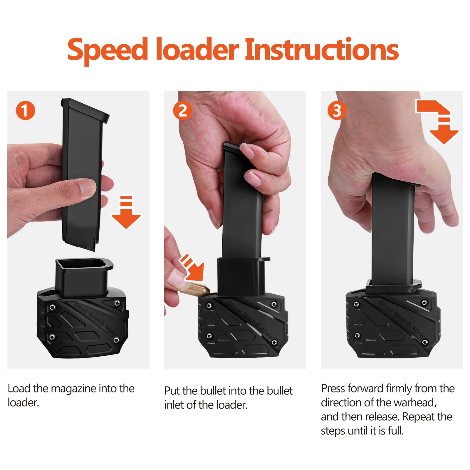 Snapklik.com : Ludex Magazine Speed Loader For Glock 9mm/40Fits Glock ...