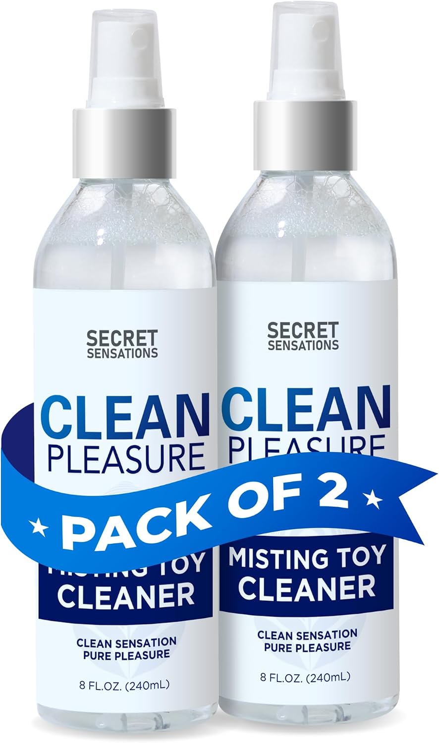 Amazon.com: SECRET SENSATIONS Toy Cleaner Spray 240ml -Pack of 2 ...
