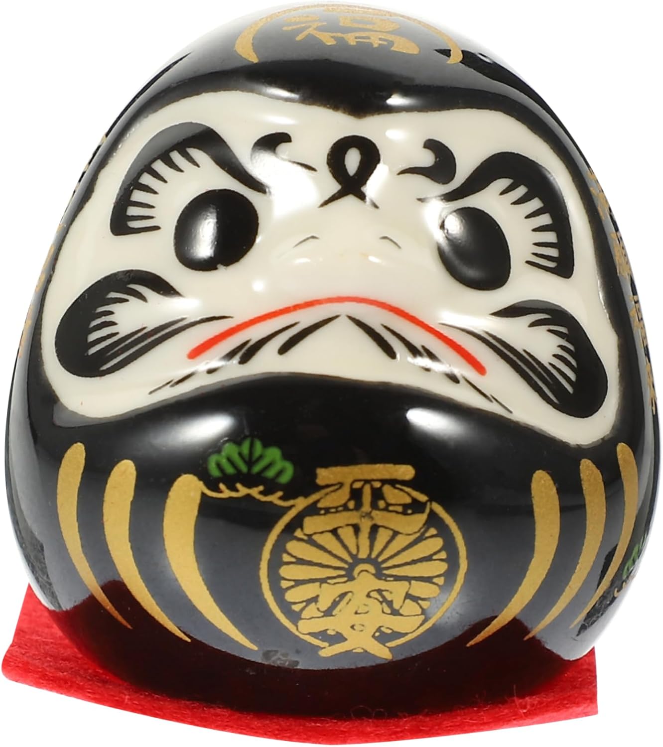 Amazon.com: HOMSFOU Japanese Darma Egg Figurine Ceramic Decor Miniature ...