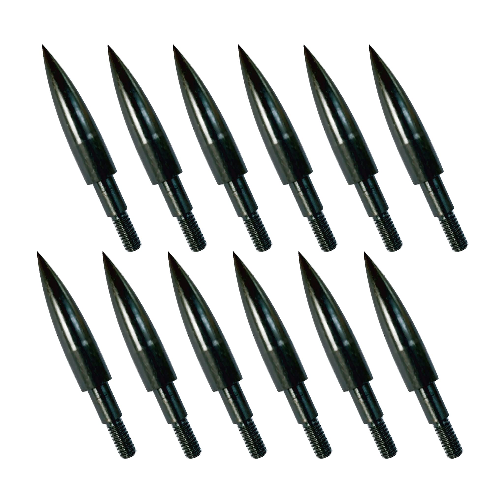 Snapklik.com : 12pcs Archery Arrow Tips 100/125/150/200 Grain Field ...