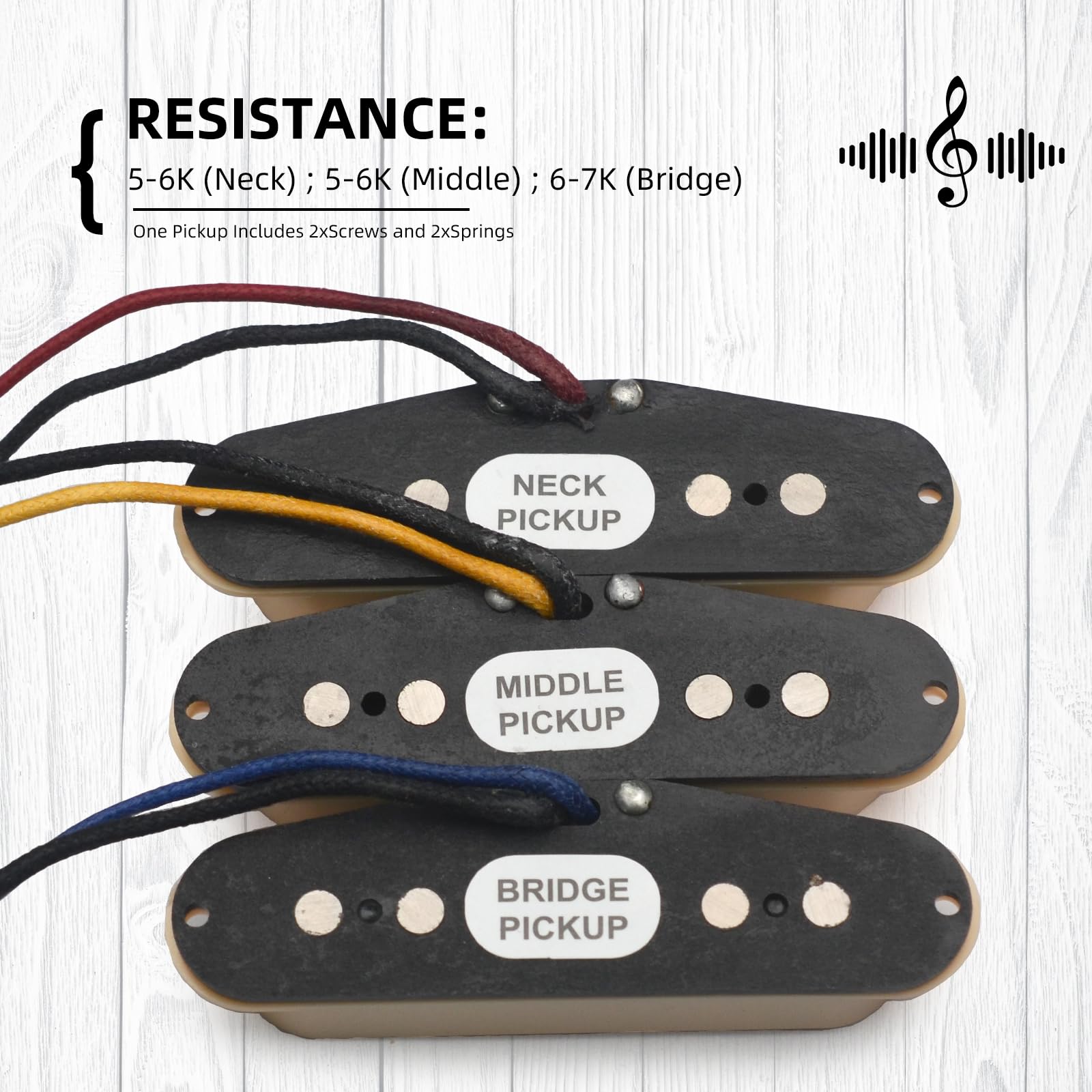 Snapklik.com : MAXCHEER Guitar Alnico 5 Strat Pickup Single Coil ...