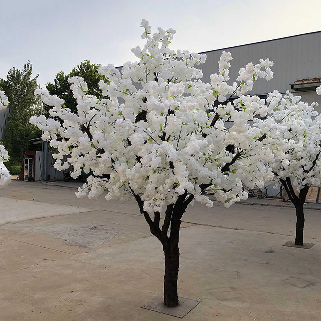 Amazon.com: White Cherry Blossom Tree - Handmade Artificial Weeping ...