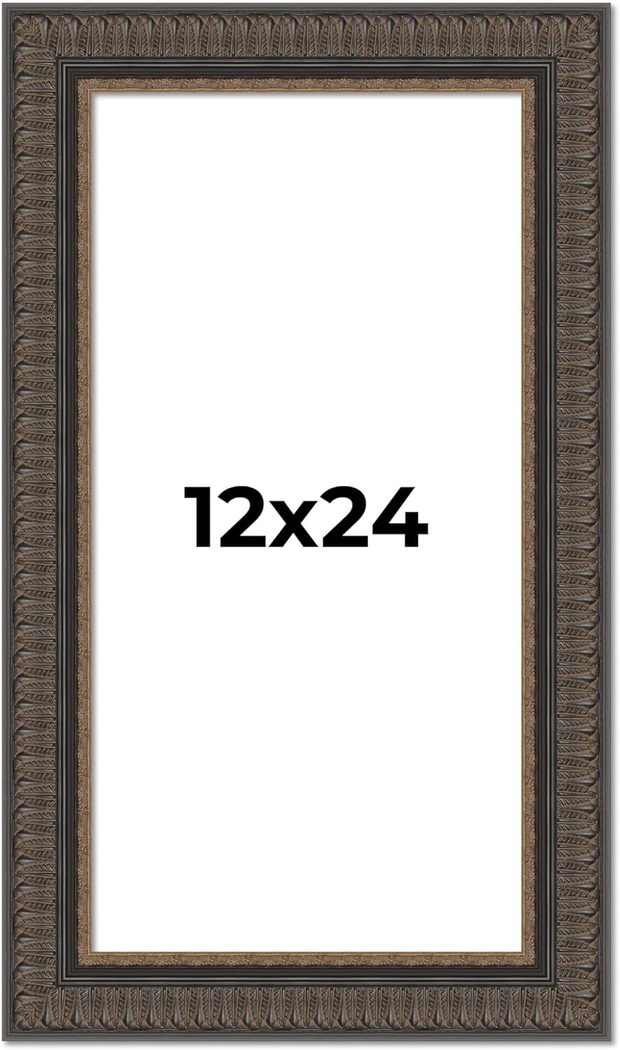 Amazon.com - 12x24 Frame Copper-Black Ornate Harvest Moulding with Gold ...