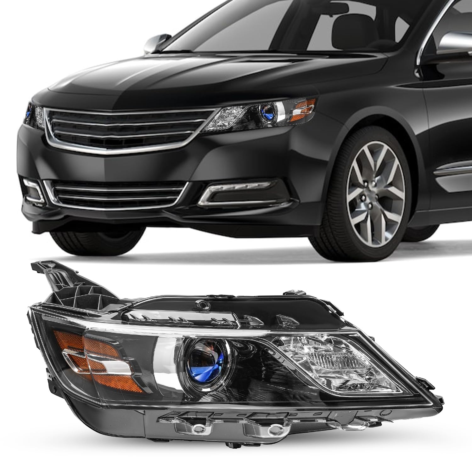 Amazon.com: SOCKIR Projector Headlight Assembly Replacement Fit for ...