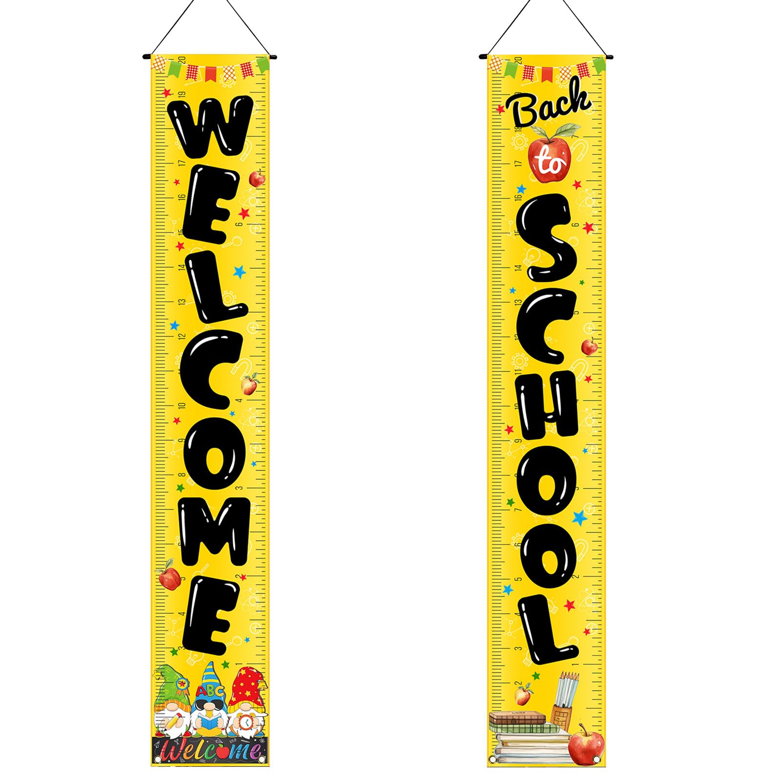 Classroom Door Banner Welcome Back To School Banner Set - 2-Piece ...