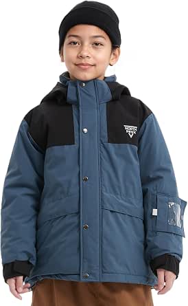 Amazon.com: North Peak Kids Ski Jacket Waterproof Insulated Winter Snow ...