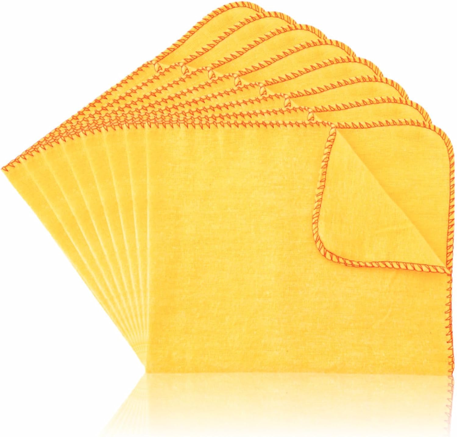 AL KAHF Yellow Dusters Heavy Duty Cotton Dusting Towel Soft Multi ...