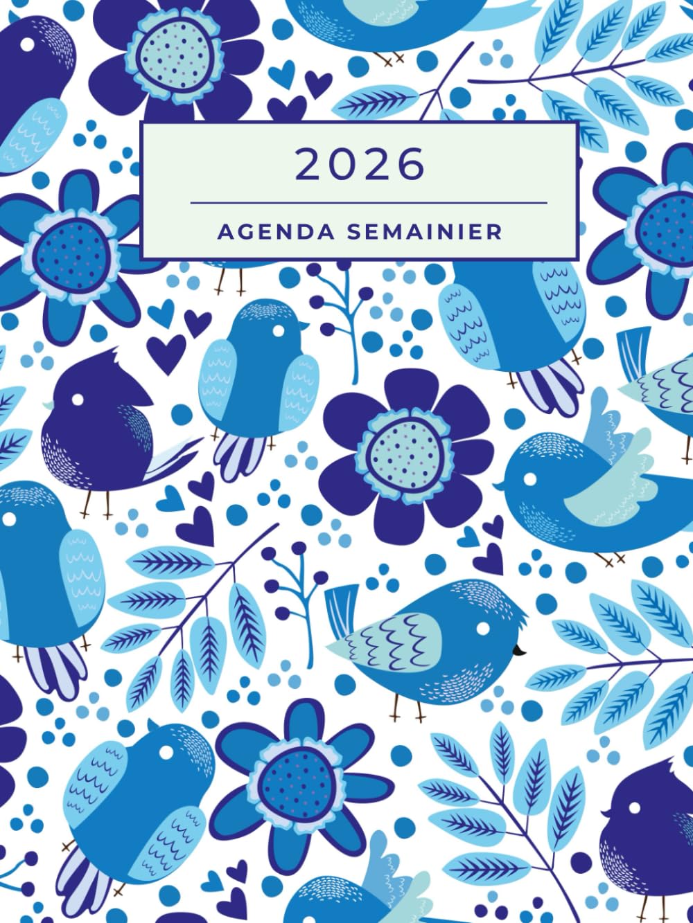 Agenda Semainier 2026: Planificateur hebdomadaire et mensuel | A4 ...