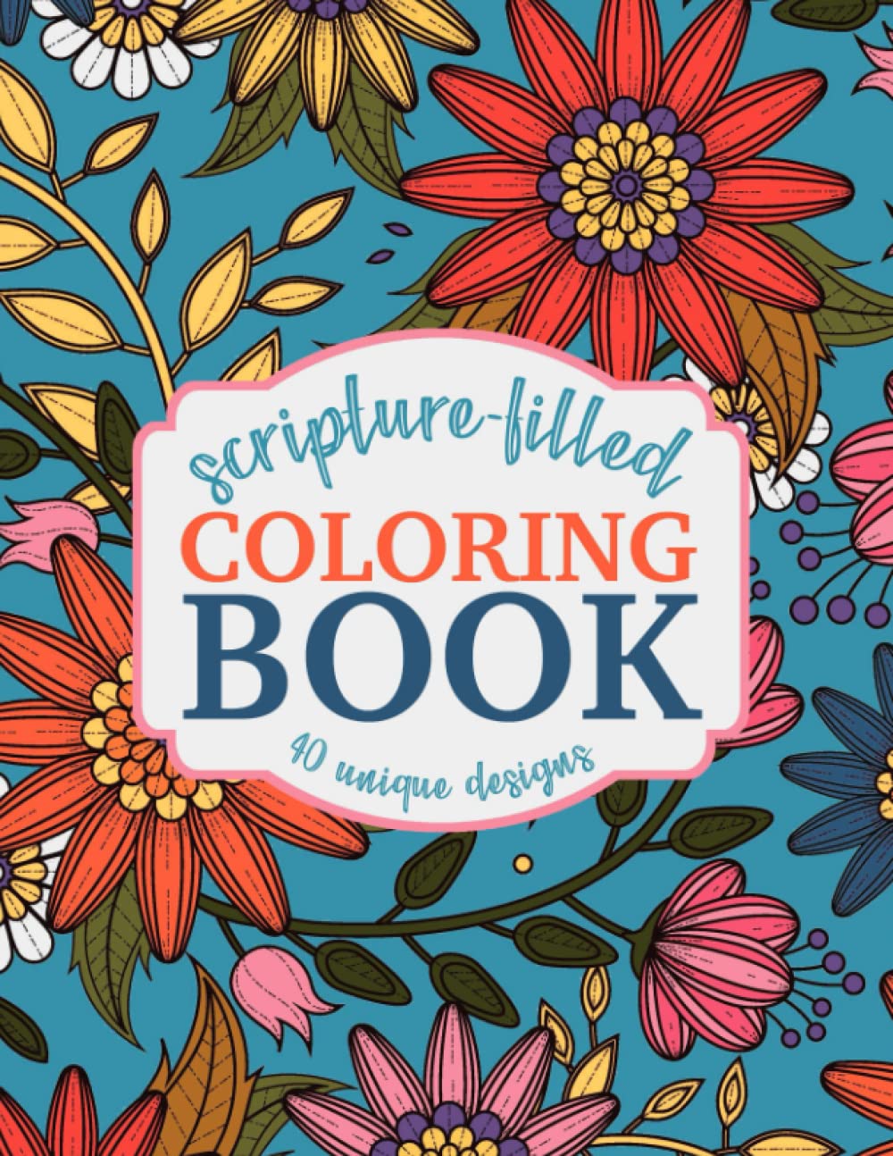 Amazon.com: Whimsical Bible Verse Coloring Book for Women: 40 ...