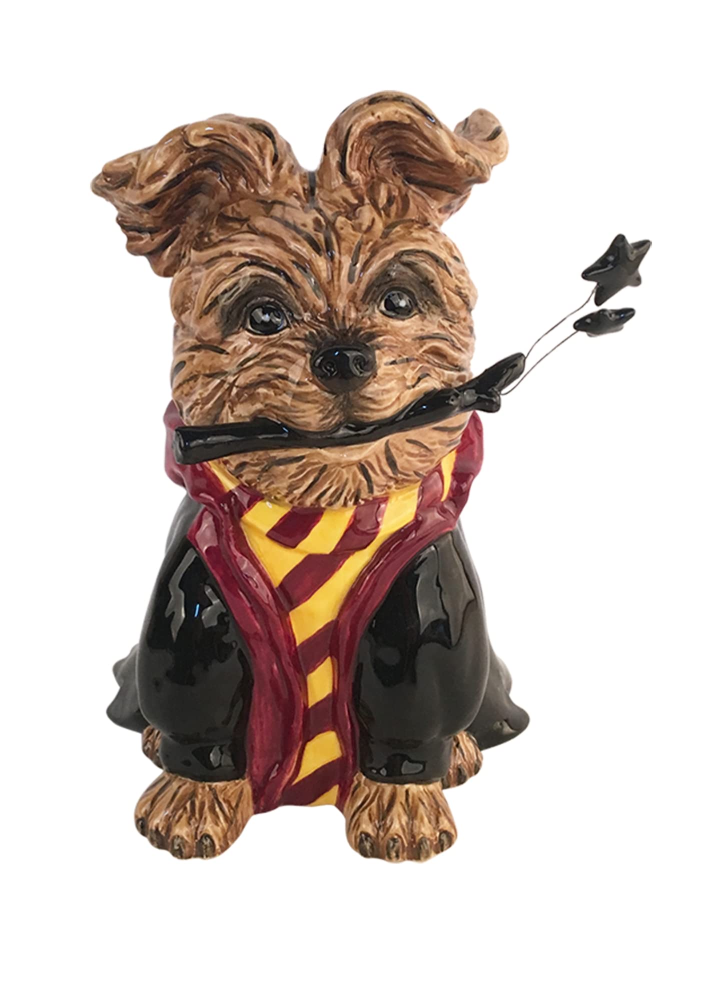 Amazon.com: Blue Sky Ceramics Dog with Wand Magical Figurine 7.5 Inch ...