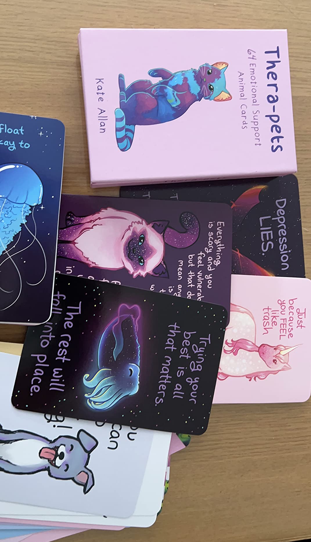 Thera-pets: 64 Emotional Support Animal Cards (Affirmations Cards for ...