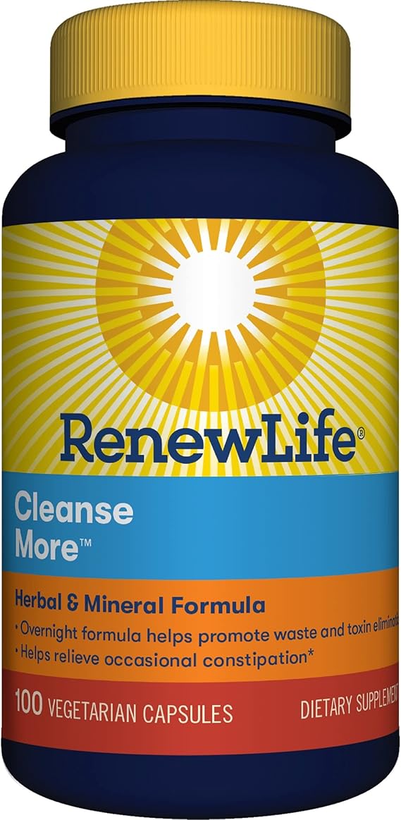Amazon.com: Renew Life Detox Cleanse More, Reduces Bloating & Restores ...