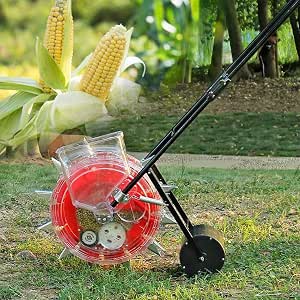 Precision Garden Seeder, Walk-Behind Broadcast Spreader, Corn Seeder ...