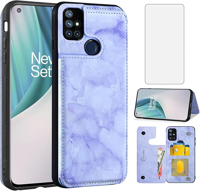 Amazon.com: Asuwish Phone Case for OnePlus Nord N10 5G with Tempered ...