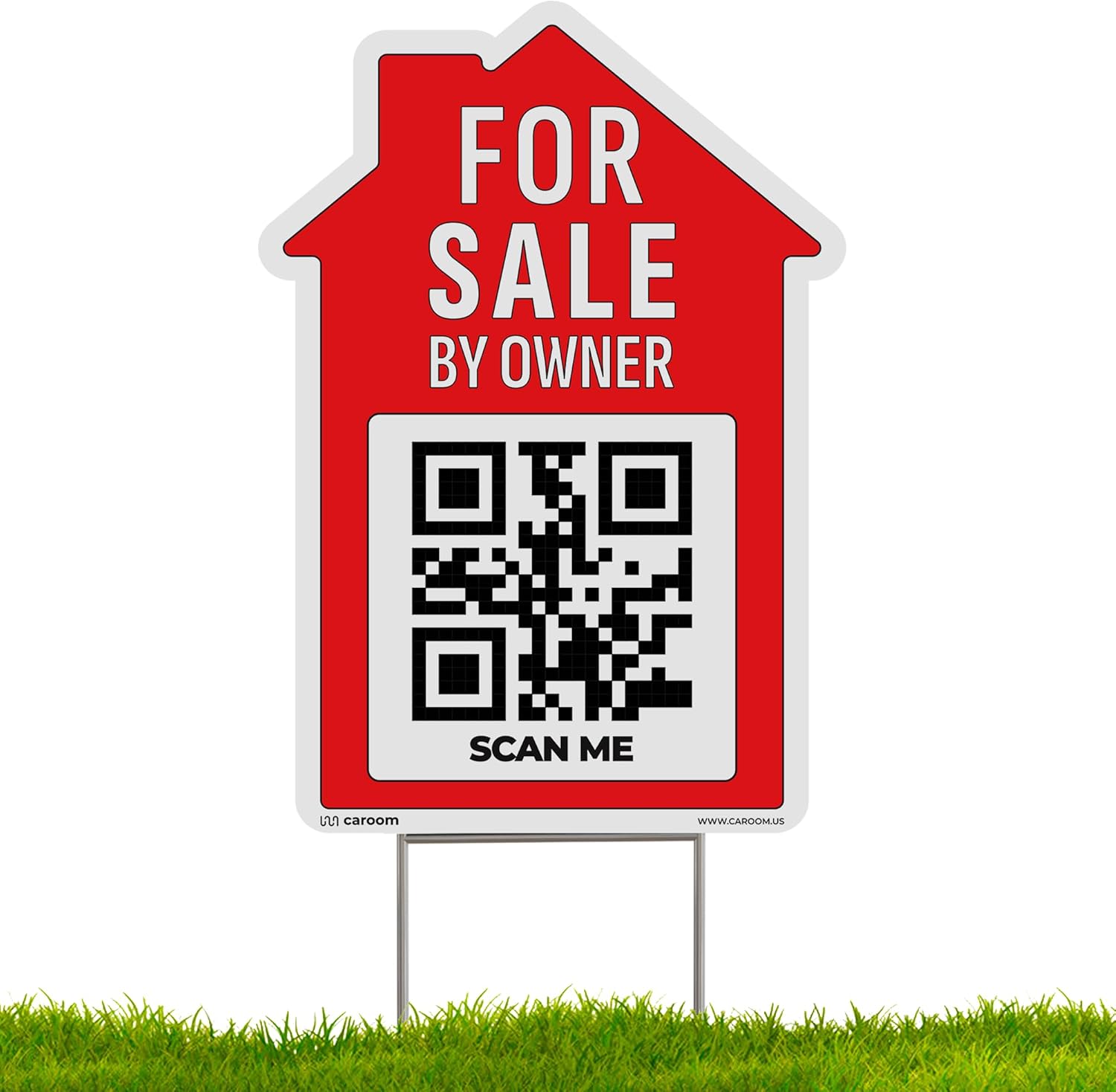 Amazon.com : 12'' x 17'' for Sale by Owner Yard Sign (1-Pack) - Double ...