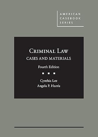 Amazon.com: Criminal Law, Cases and Materials (American Casebook Series ...