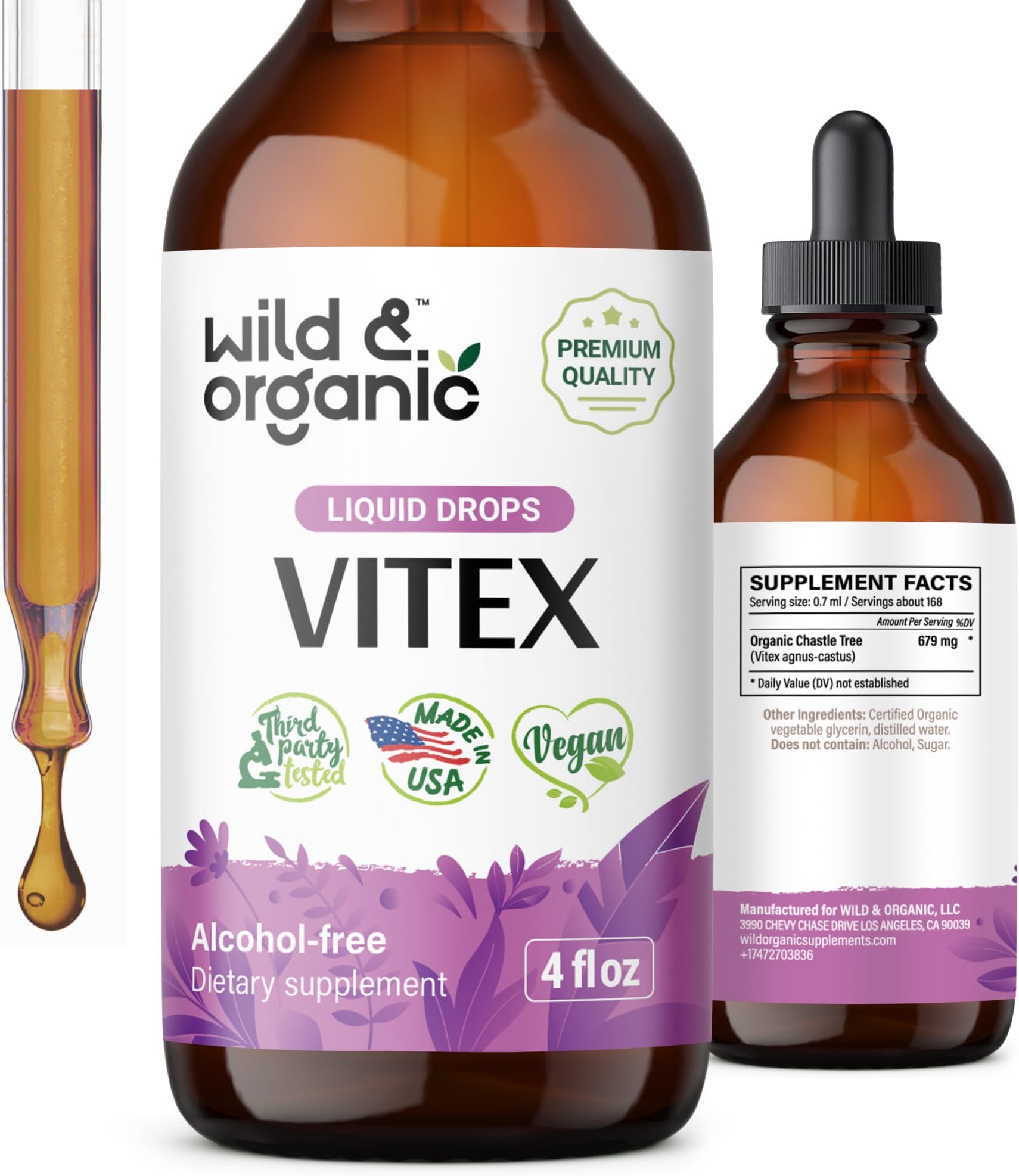 Amazon.com: Herb Pharm Chaste Tree Liquid Extract for Female ...