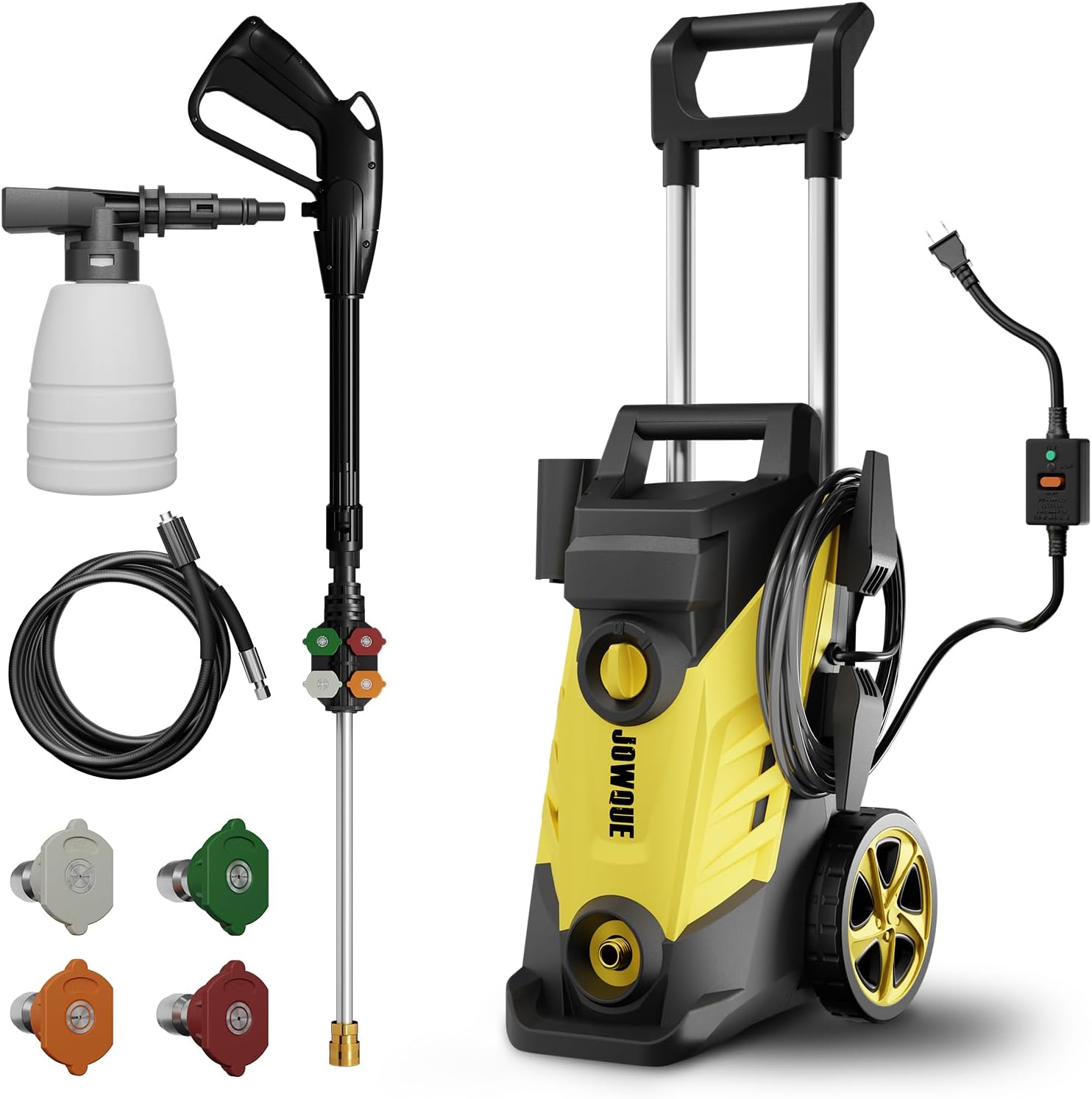 Amazon.com : Power Washer Homdox 4500 Pressure Washer 1800W Electric ...