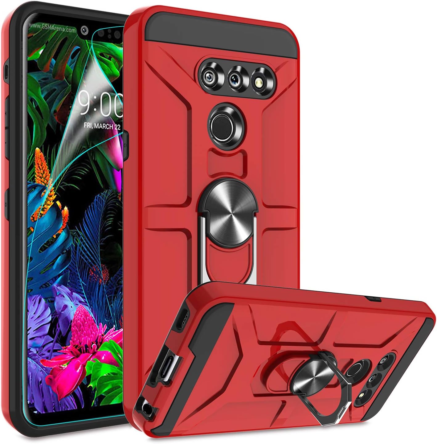 Amazon.com: ENCASED Thin Armor for LG G8 ThinQ Case (Slim Fit) Flexible ...
