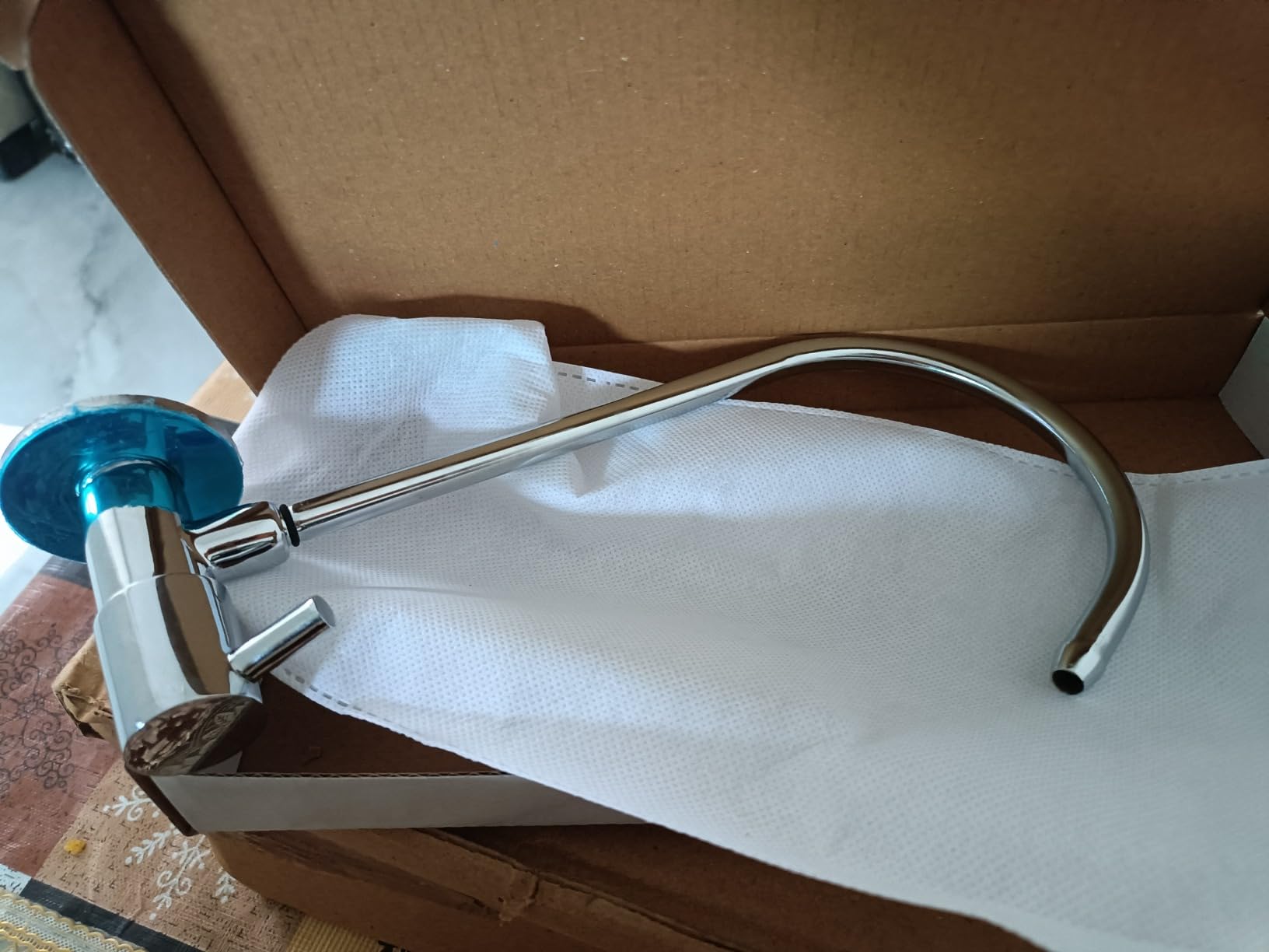 Elanza Brass Wall Mount 1/2 Connection Ro Faucet tap for Wall Mount for ...