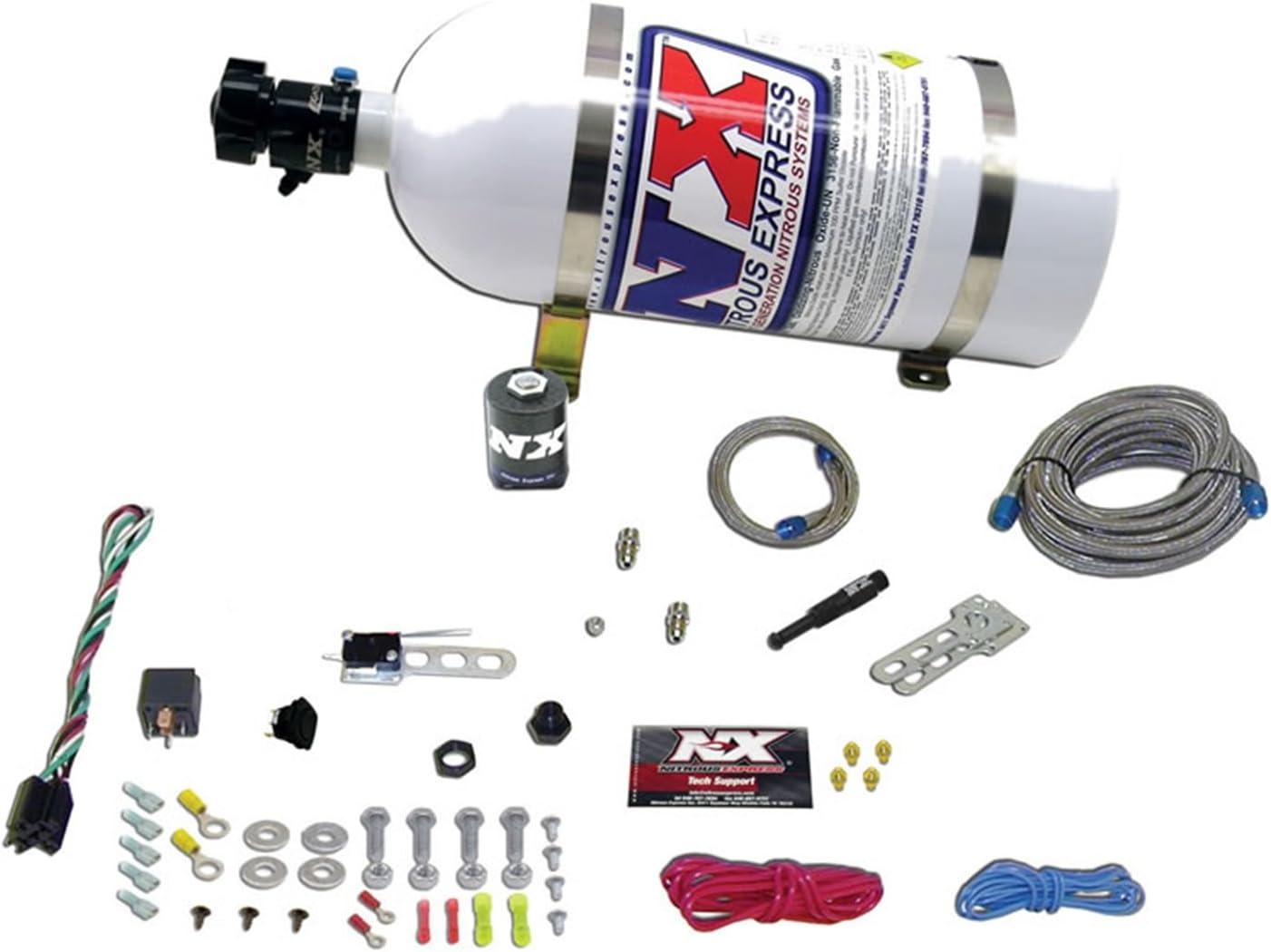 Amazon.com: Nitrous Express - Dry EFI Single Nozzle Nitrous Kit (35 ...