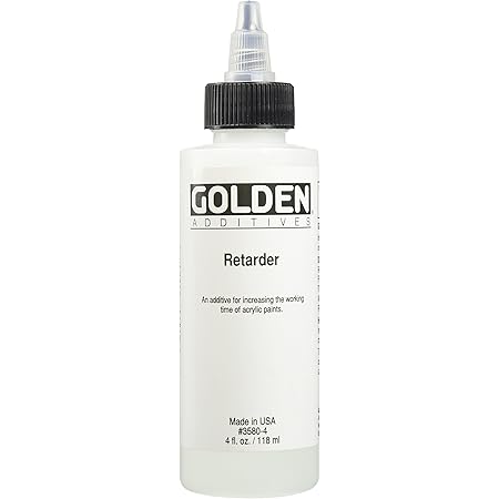 Golden 0003580-5 8 oz Artist Colors Acrylic Retarder Additive, Medium ...