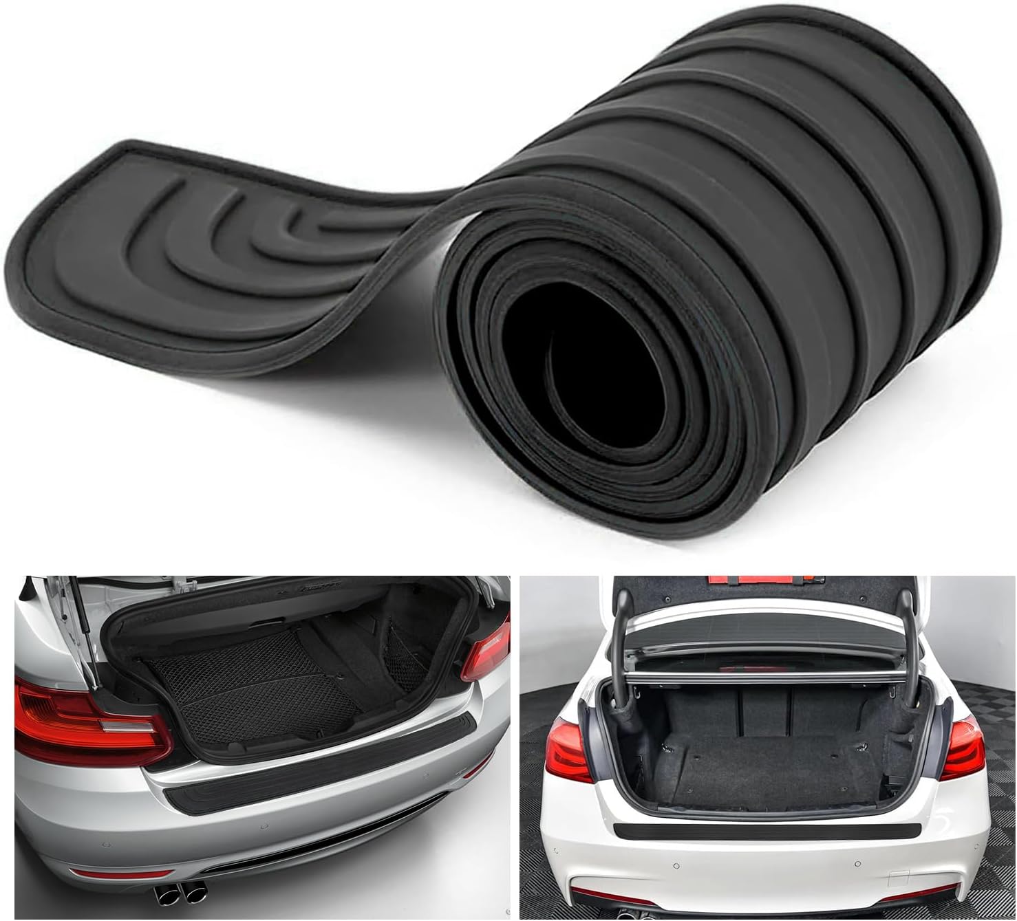 AUTOXBERT Car Rear Bumper Protector Universal Bumper Guard Protector ...