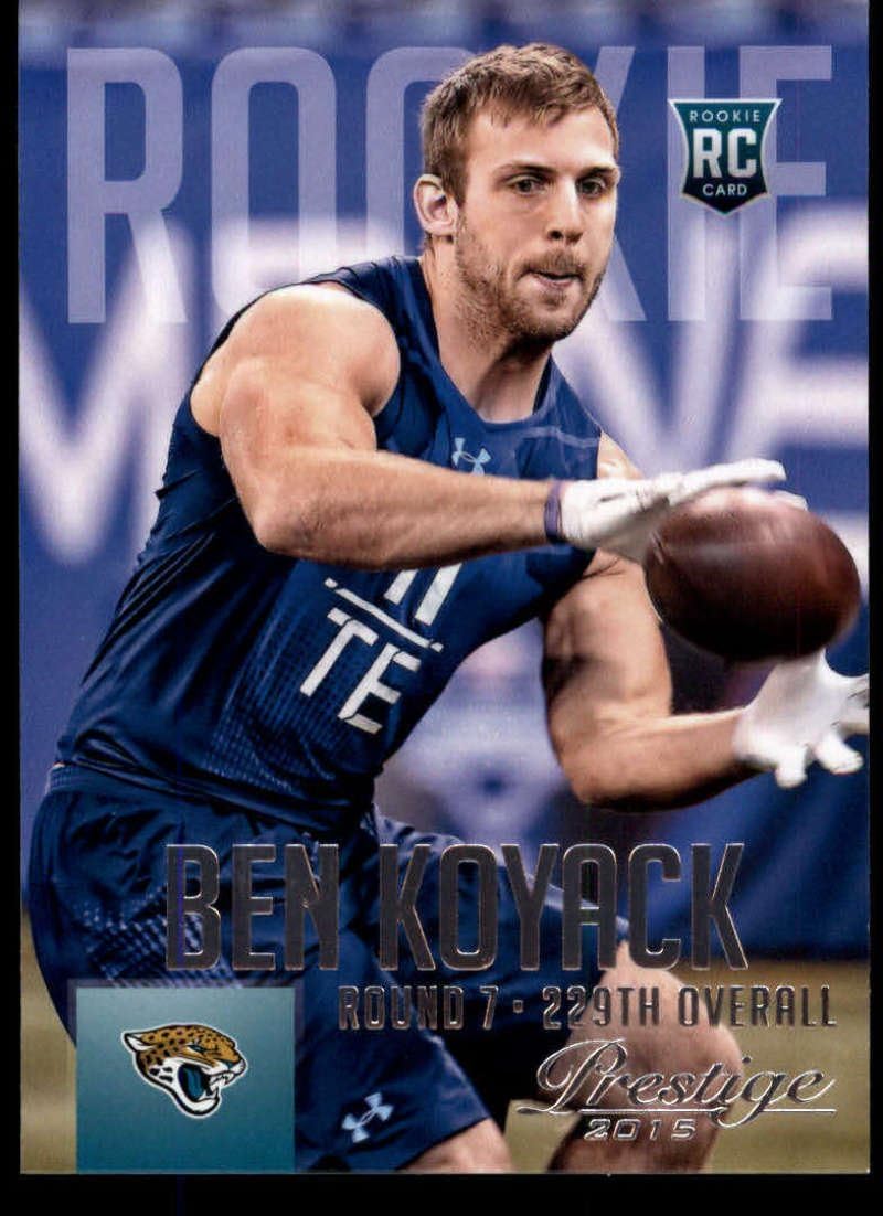 Amazon.com: Football NFL 2015 Prestige Rookies #207 Ben Koyack Jaguars ...