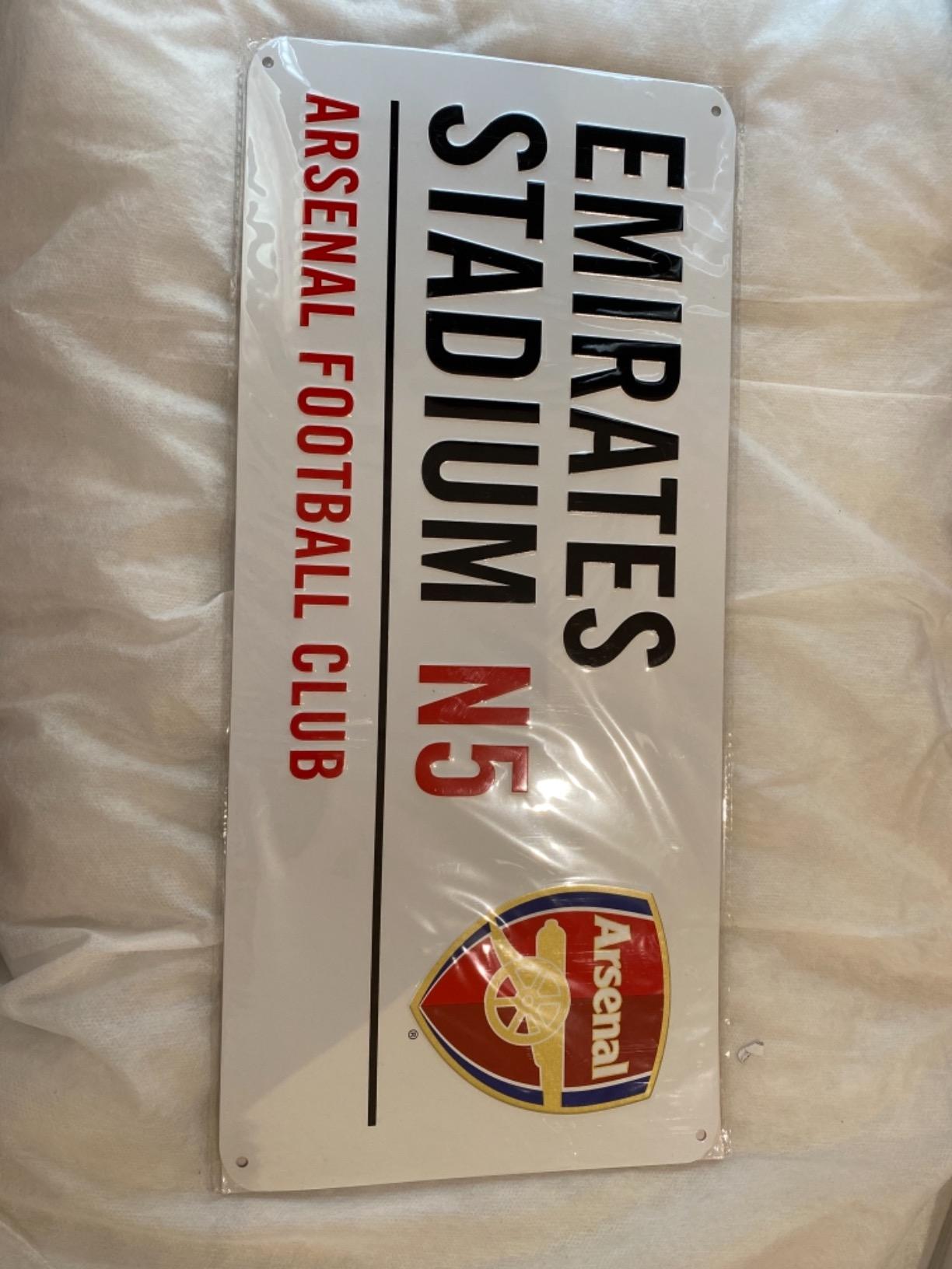 Arsenal Street Sign (40 cm x 18 cm) : Amazon.co.uk: Sports & Outdoors