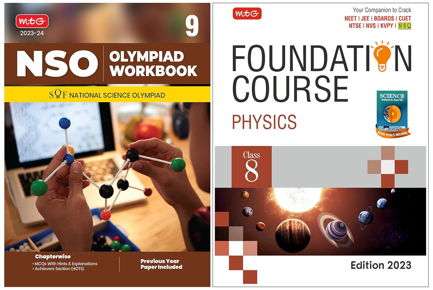 Buy MTG Foundation Course Class 8 Physics Book & MTG National Science ...