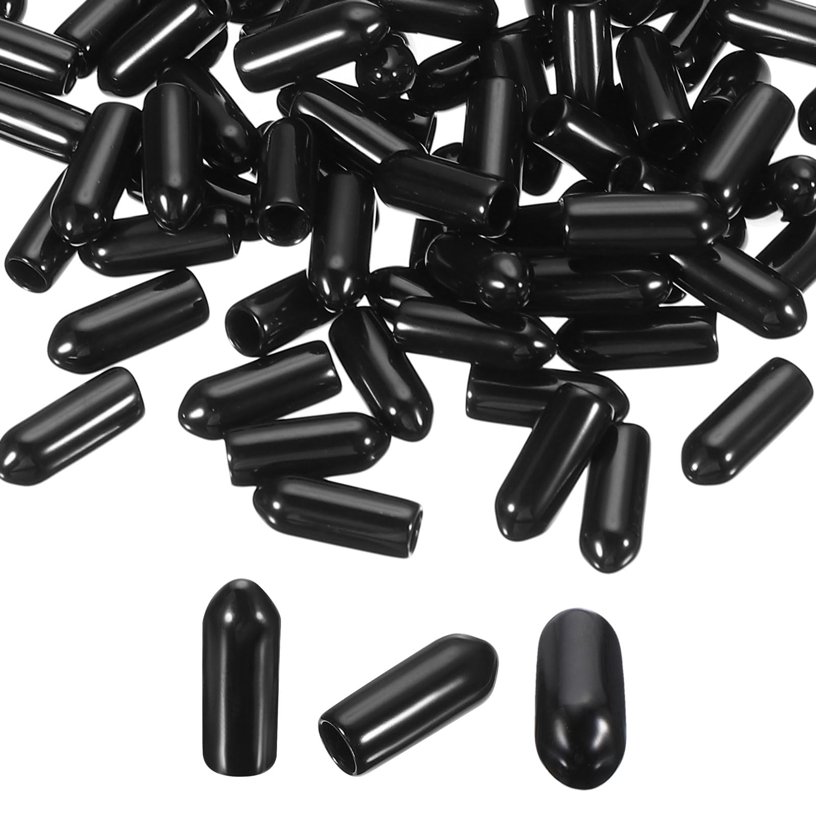 Amazon.com: uxcell 100pcs Pegboard Hooks Protector Rubber End Caps, Peg ...