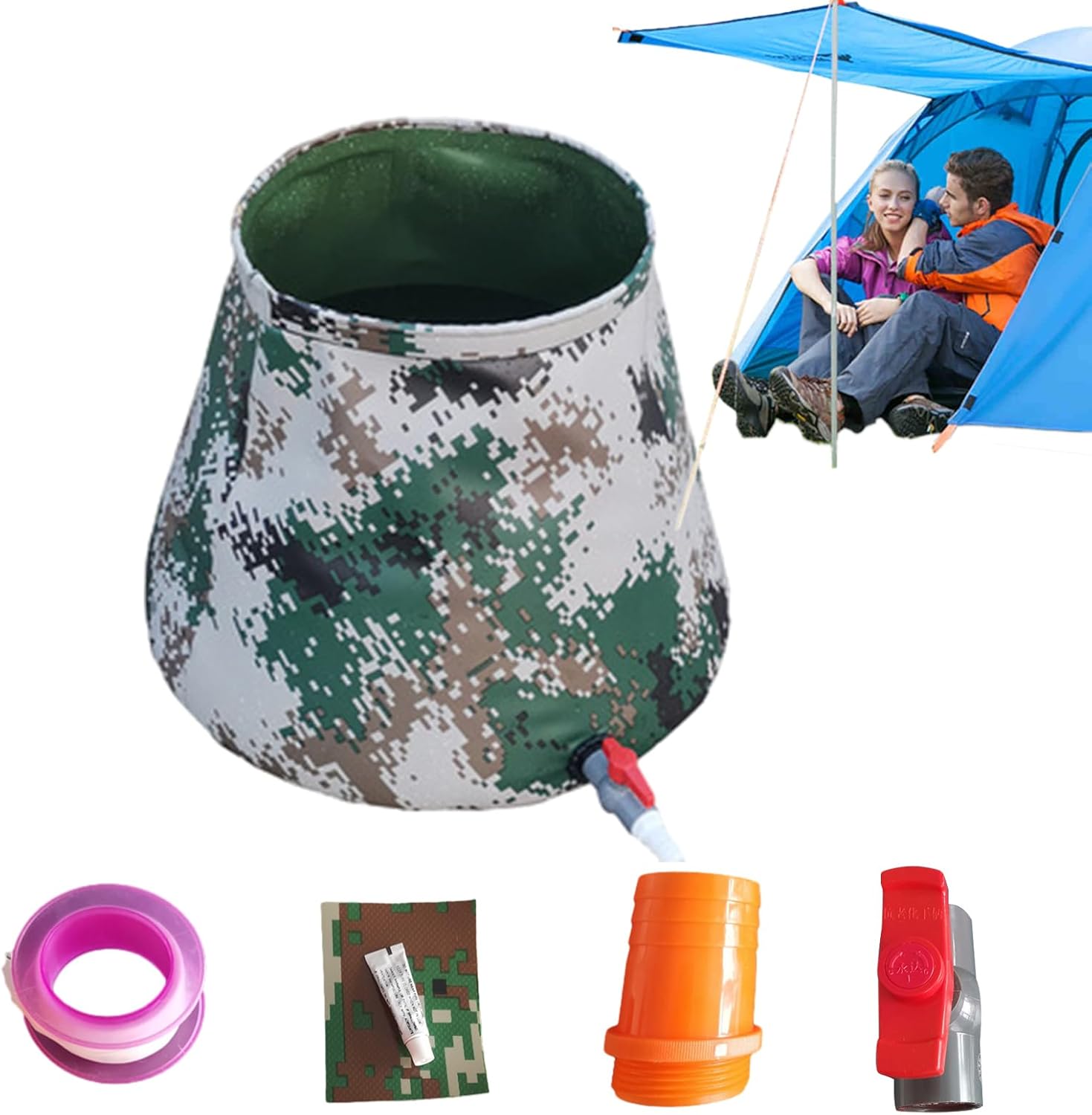 Amazon.com : Foldable Water Collector, Collapsible Rain Water Collector ...