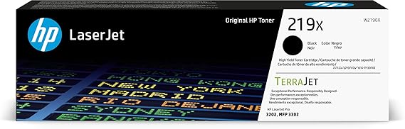 HP 219X High Yield Black Original LaserJet Toner Cartridge : Amazon.co ...