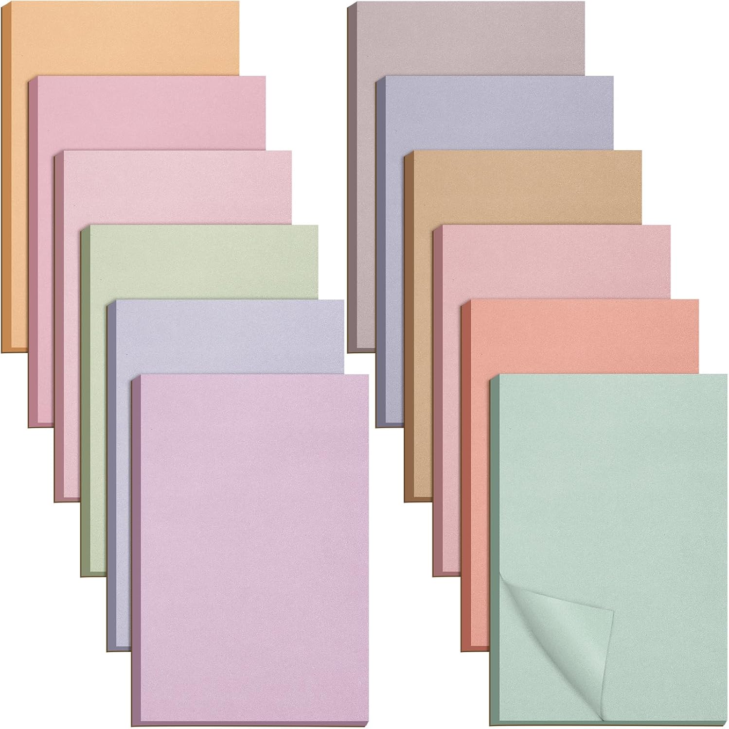 Amazon.com : Harloon 12 Pcs 5.5" x 8.5" Note Pads Memo Pads Blank ...