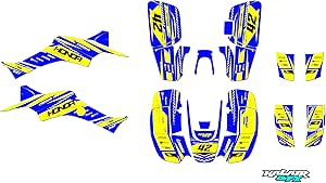 Amazon.com: Kalair GFX Graphics Kit for Honda TRX 400EX (1999-2004 ...